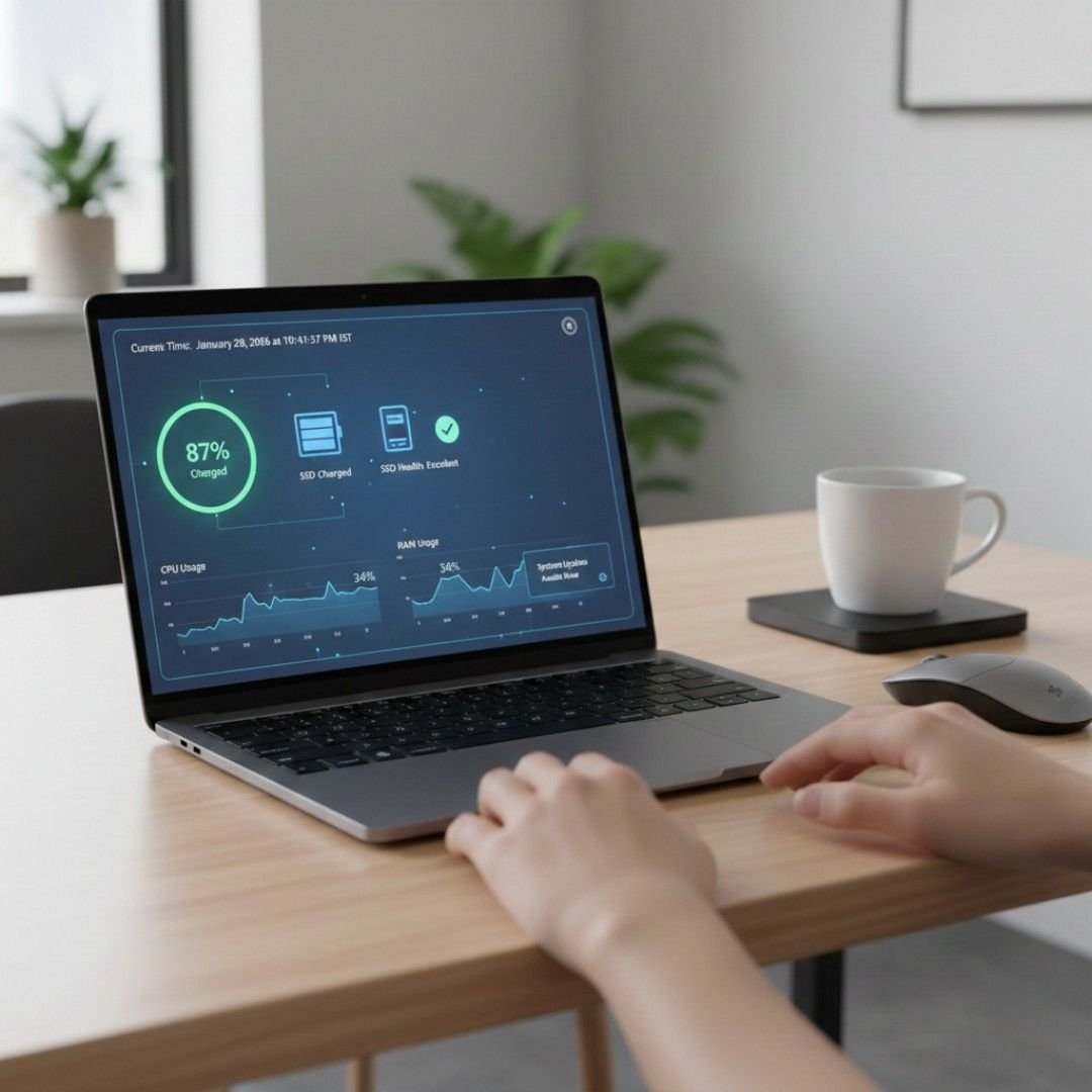 New Laptop Status: How to Check System Health & Performance